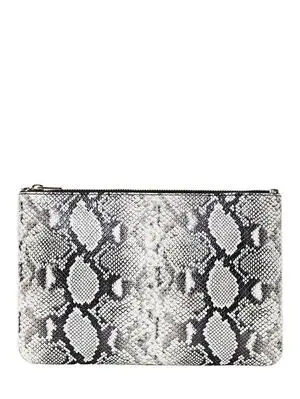 ANINE BING Large Elly Pouch - Python