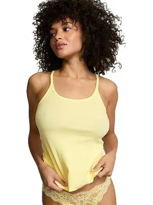 Victoria's Secret Ribbed Tank Top - Yellow