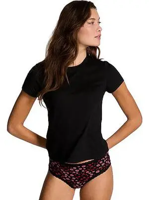 Victoria's Secret Cotton Tee - Black