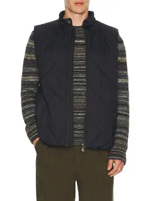 Barbour City Harrington Quilted Gilet Vest - Navy
