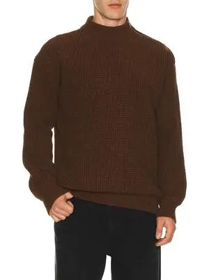 Barbour Gearstone Textured Knit Sweater - Umber
