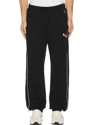 BORN X RAISED Bxr Piped Sweatpants - Black