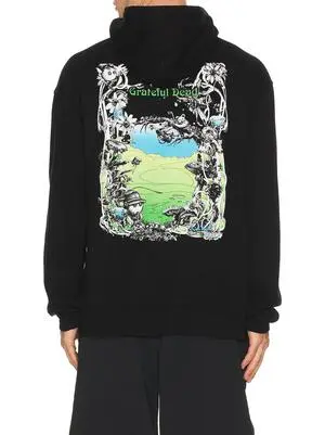 MALBON X Grateful Dead Fesque Hoodie - Black