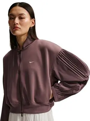 Nike Sportswear Pleated Sleeve Jacket - Purple