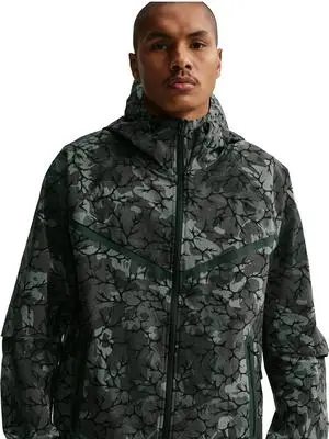 Nike Tech Woven Full-zip Windrunner Jacket - Black