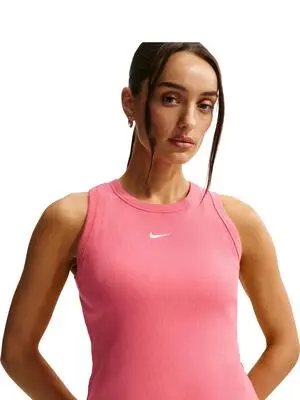 Nike Sportswear Tight Ribbed Tank Top - Pink