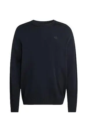 Adidas Premium Essentials Knit Crewneck Sweatshirt - Black