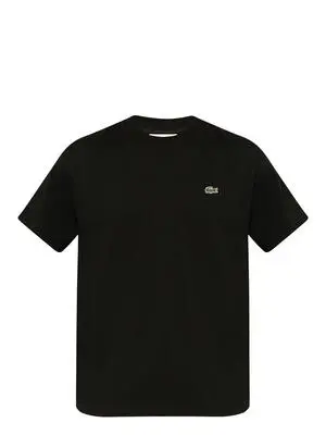 Lacoste T-shirt With Logo Patch - Black