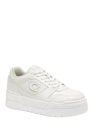 COACH Platform Sneakers - Light Grey/optic White