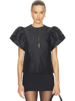ALIGNE Jorja Puff Sleeve Top - Black