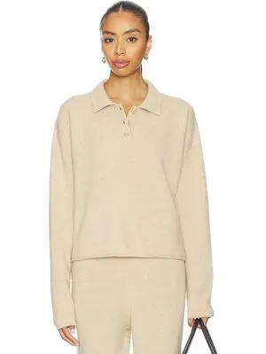 ALL MY LOVE Katie Cashmere Sweater - Oat