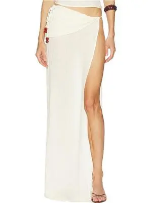 Magda Butrym Maxi Skirt - Beach Cream