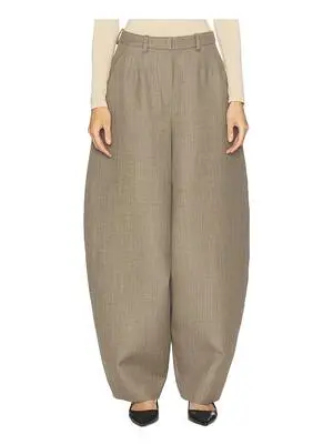 Magda Butrym Pleated Pants - Beige