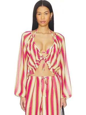 Solid & Striped The Seraphina Top - South Beach Stripe