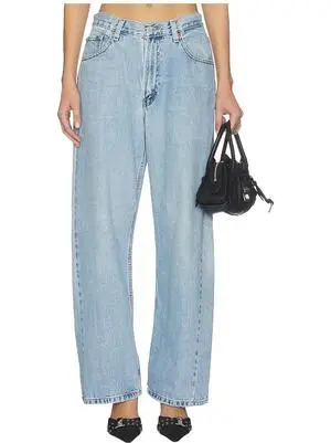 ALIGRACE 90's Trouser Wide Leg Jeans - Light Meduim