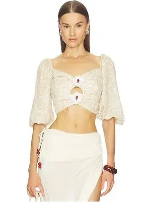 ROSEWATER HOUSE Rosa Top - Creme