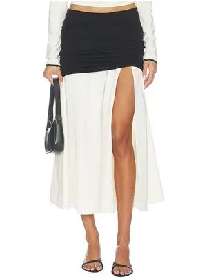 THE LINE BY K Mari Skirt - Black & Off White