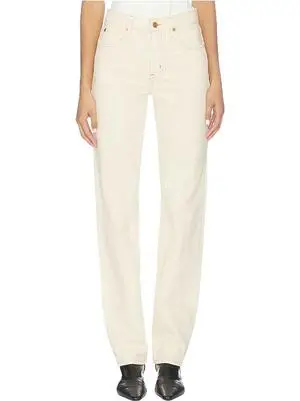 SLVRLAKE Phoenix Loose Straight Leg Jeans - Winter Ecru