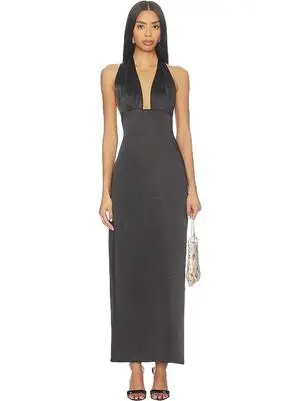 MORE TO COME Christine Maxi Dress - Black