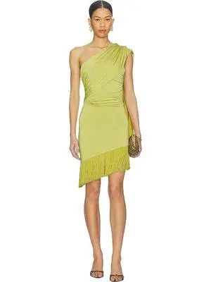 Superdown Demi Fringe Dress - Pear Green