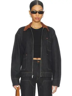 SLVRLAKE Casey Square Worker Jacket - Black
