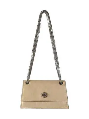 Tory Burch Chain Logo Shoulder Bag - Neutrals