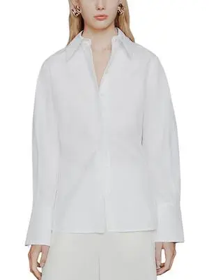 Marella Tie Cuff Shirt - Optical White