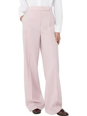 Max Mara High-waist Wide-leg Pants - Beige Pink