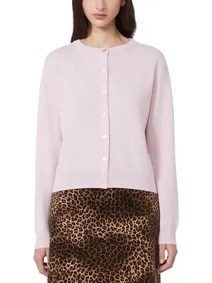 Max Mara Nebbia Cardigan Sweater - Pink