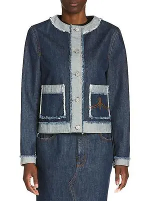 Marni Inside Out Denim Jacket - Blublack
