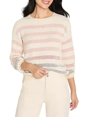 NIC+ZOE Striped Knit Sweater