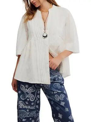 Free People Willow Button-down Shirt - Ivory