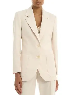 Victoria Beckham Patch Pocket Jacket - Bone