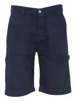 You Must Create Patch-pocket Shorts - Blue