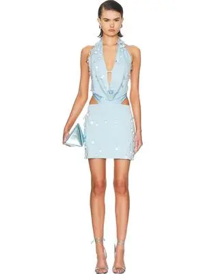 Cult Gaia Issey Sleeveless Mini Dress - Breeze