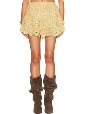 Isabel Marant Jocadia Skirt - Light Ochre