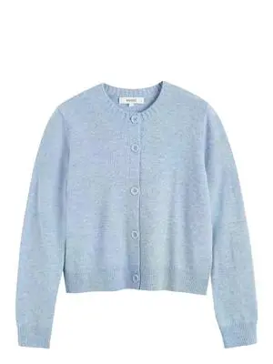 Chinti & Parker Crew-neck Button-up Cardigan - Blue