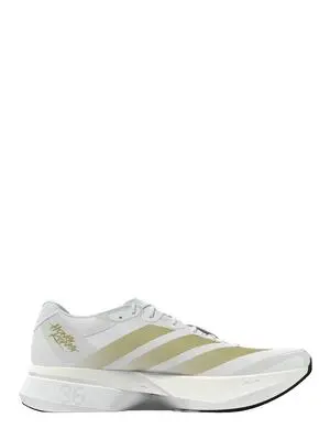 Adidas Adizero Boston 13 Hong Kong Sneakers - Cloud White/gold Metallic/aurora Plum