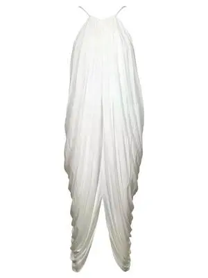 Loewe Draped Midi Dress - White