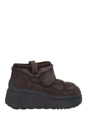 Ash Padded Platform Boots - Brown