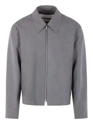 JIL SANDER Zip Fastening Jacket - Grey