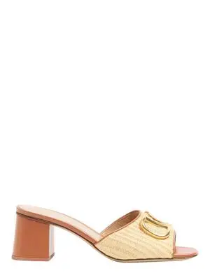 Valentino Garavani Raffia Sandals - Brown