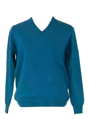 LOJA DAS MEIAS V-neck Sweater - Blue