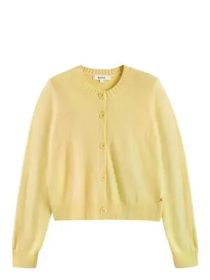 Chinti & Parker Crew-neck Cardigan - Yellow