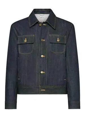 Thom Browne Selvedge Detail Shirt Jacket - Blue