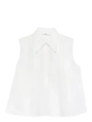 Ermanno Scervino Embroidered Top - White