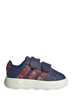 Adidas Grand Court Marvel Spiderman Sneakers - Dark Blue/active Maroon/off White