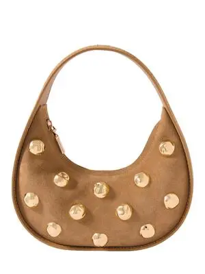Simkhai Finn Studded Suede Tote - Brown