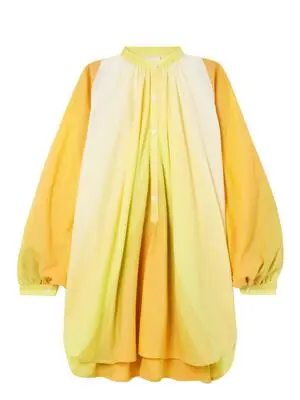 MARRAKSHI LIFE Touareg Oversized Mini Dress - Yellow