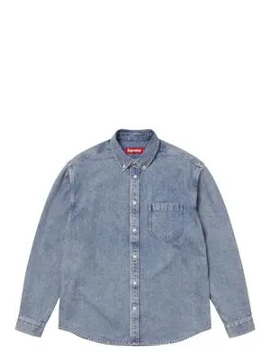 Supreme Appliqué Denim Shirt - Blue